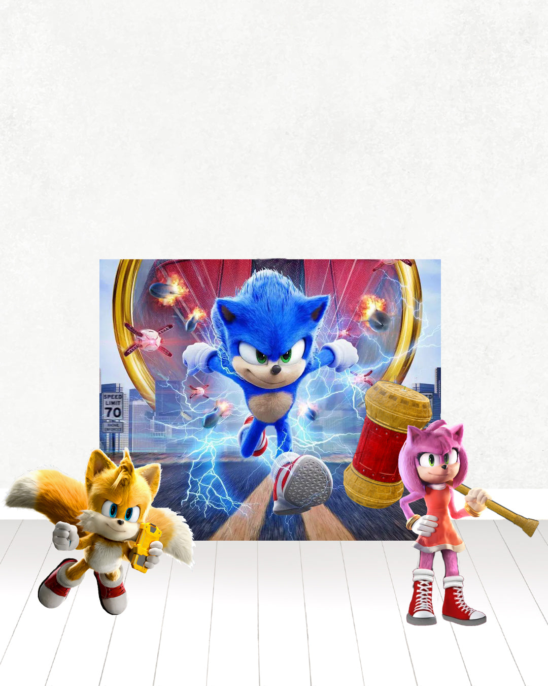 Sonic/Shadow Themed Party Backdrops-Props – Mariestouchpartyshop