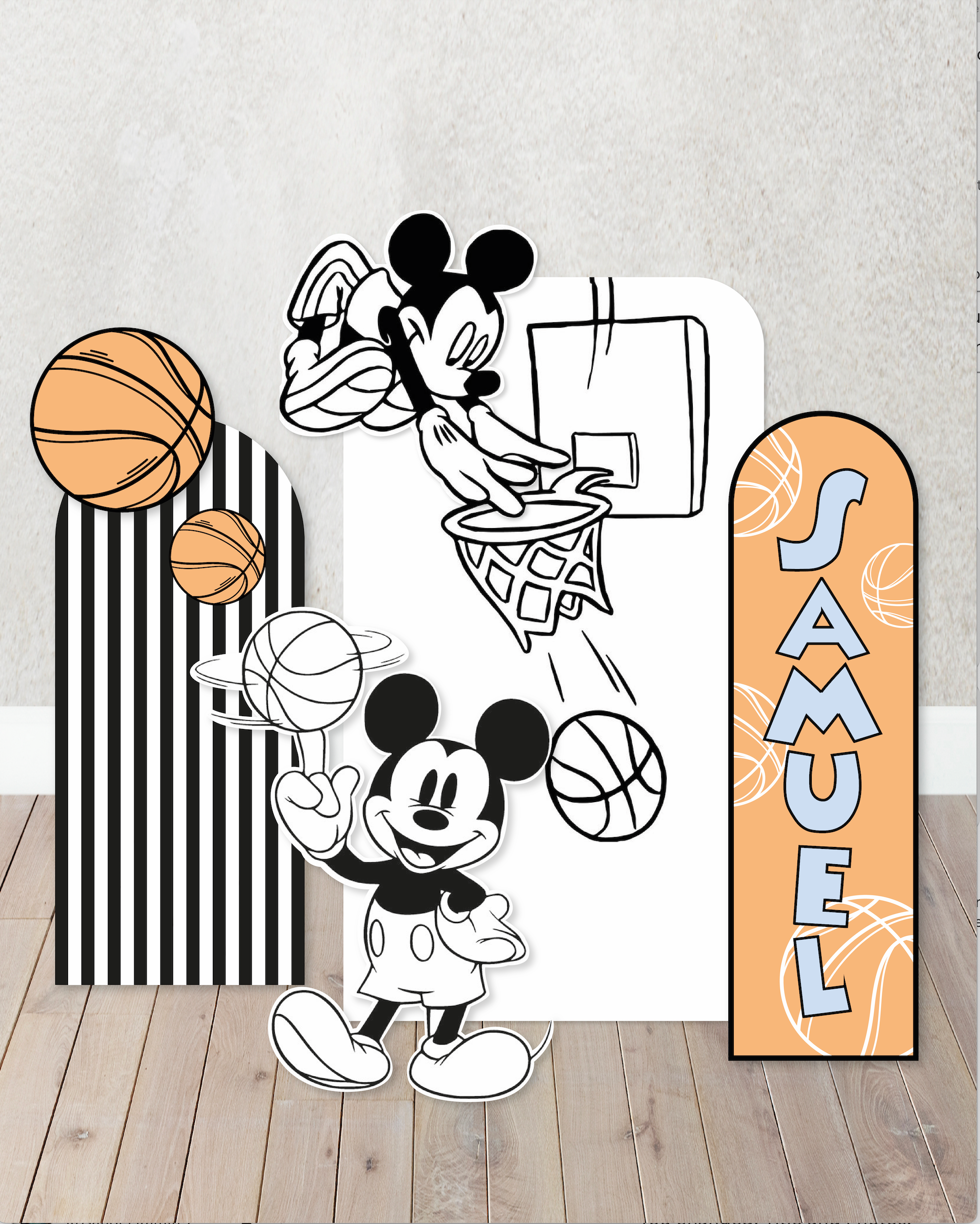 Vintage Mouse Characters/Custom PROPS Cutouts in Foam Board for Birthd ...