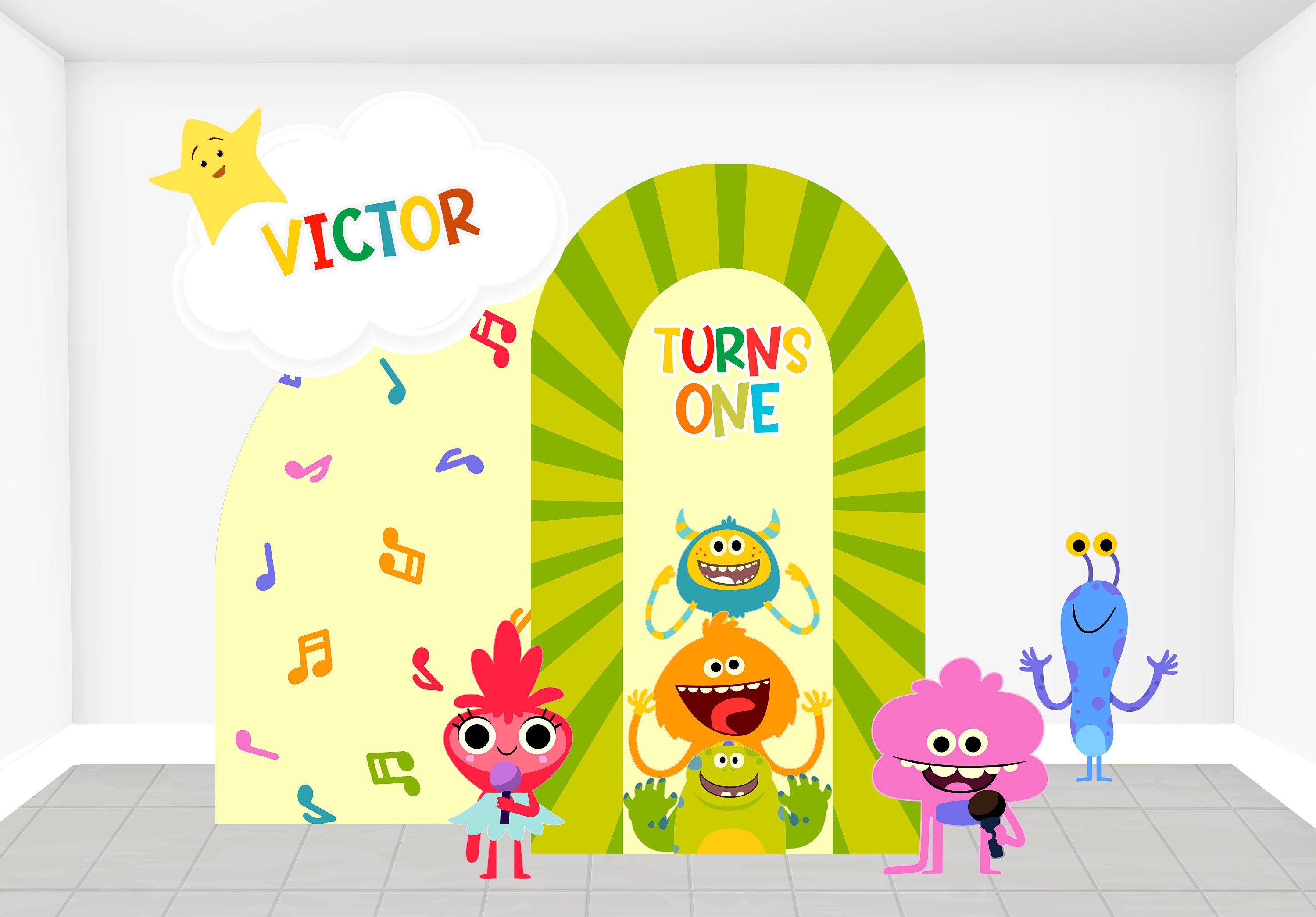 Characters PROPS Cutouts/Backdrops for Birthday Parties, Decorations ...